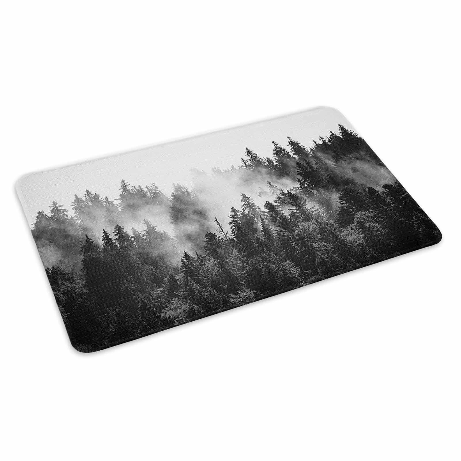 Black Forest Doormat Outdoor Entrance 18"x30", Black and White Natural ...