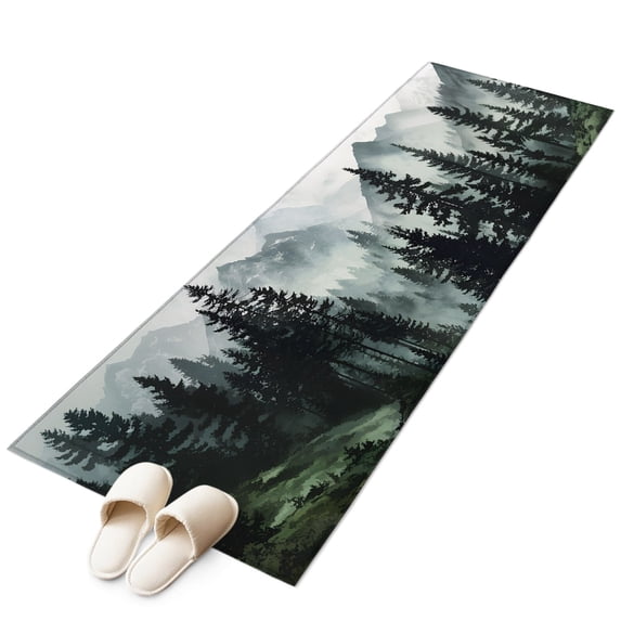 Black Forest Kitchen Runner Rug 2x6 Washable Runners for Hallway Non ...
