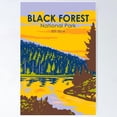 Black Forest National Park Glacial Cirque Lake Germany Vintage Poster ...