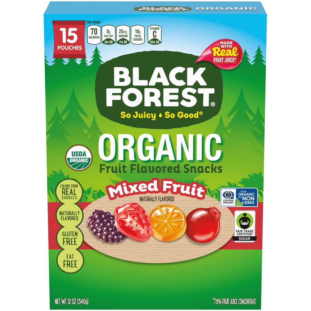 Black Forest Organic Mixed Fruit Snacks, 12 oz, 15 Count - Walmart.com
