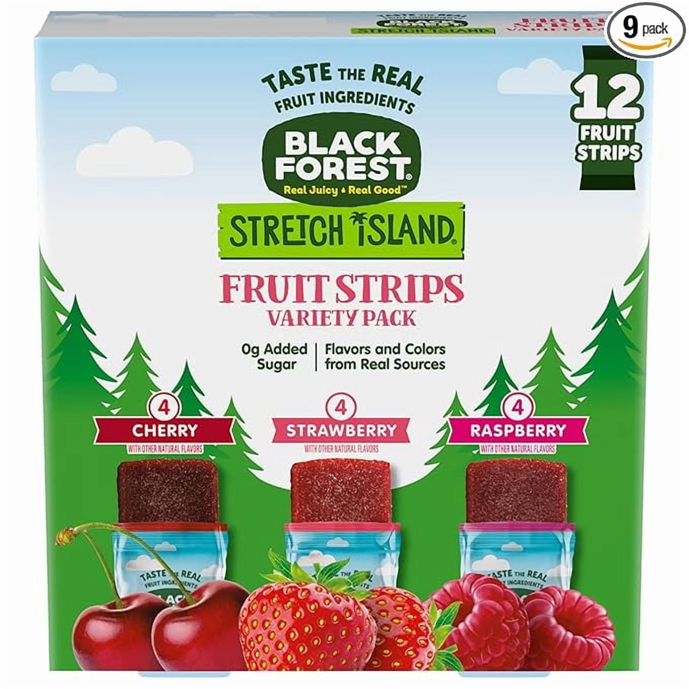 Black Forest Stretch Island Fruit Strips Variety Pack, 12 Count ...