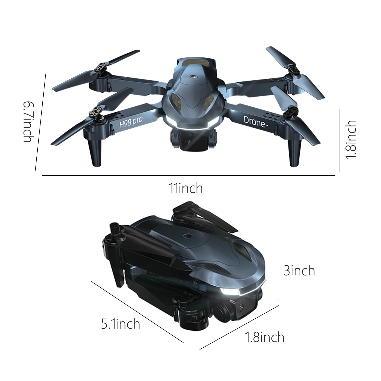 Black Fpv Drones With Optical Flow Positioning, 1080P Hd Camera ...