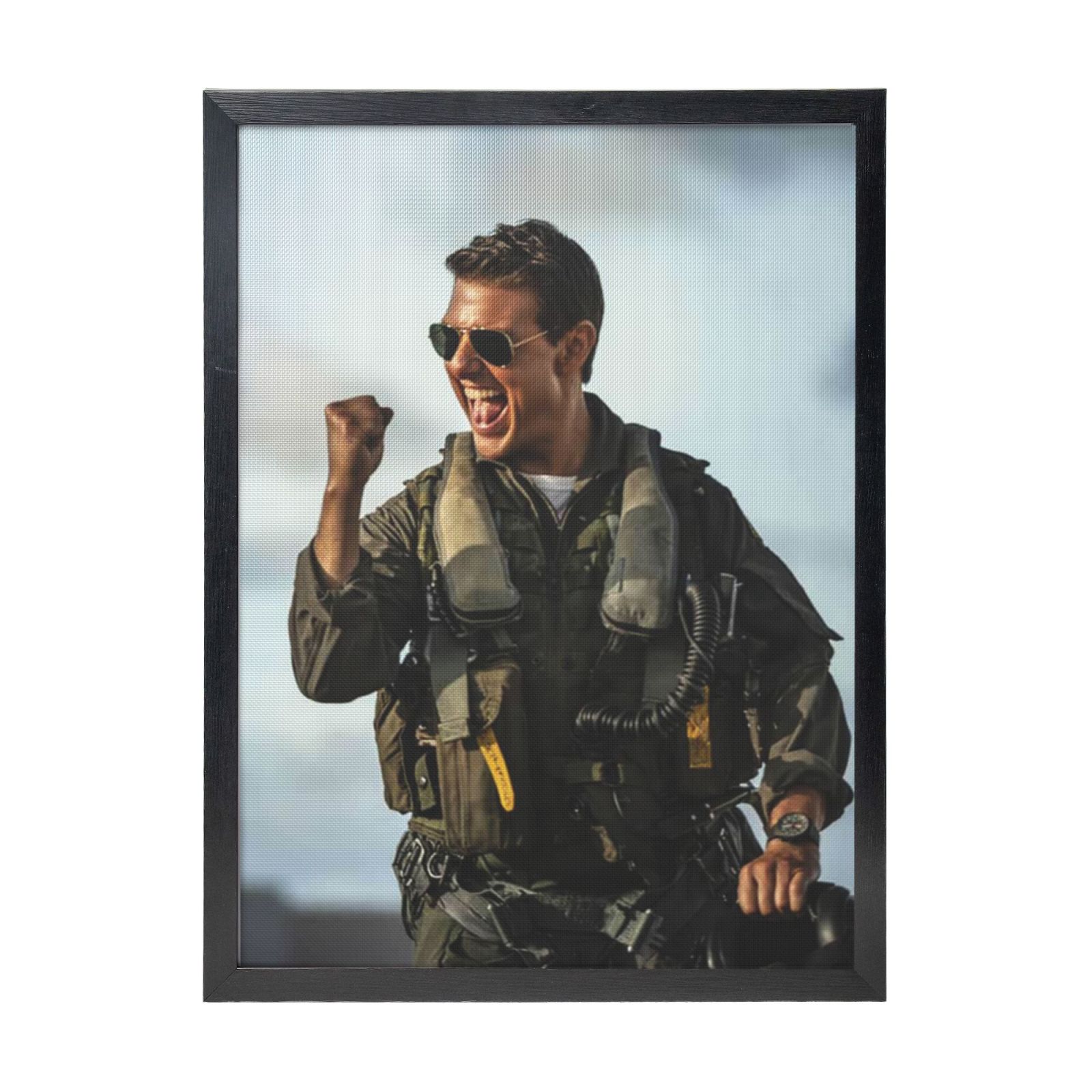 Black Frame Decorative Painting Tom Cruise,Poster Wall Art Hanging ...