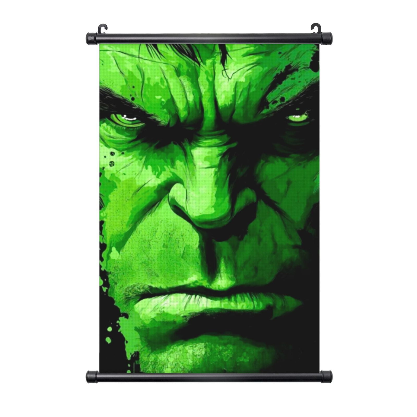 Black Frame Hanging Poster Green Hulk Wall Canvas Artwork With PVC ...
