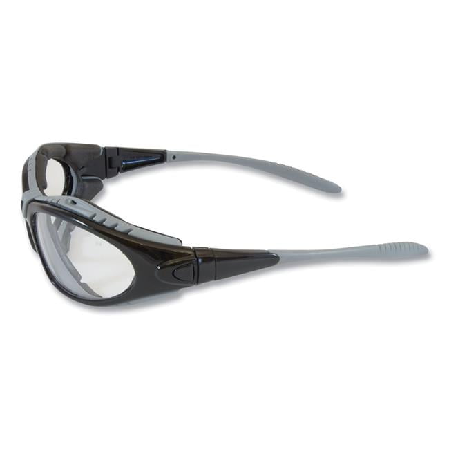 Black Frame Optical Fuselage Safety Goggles, Clear - Walmart.com