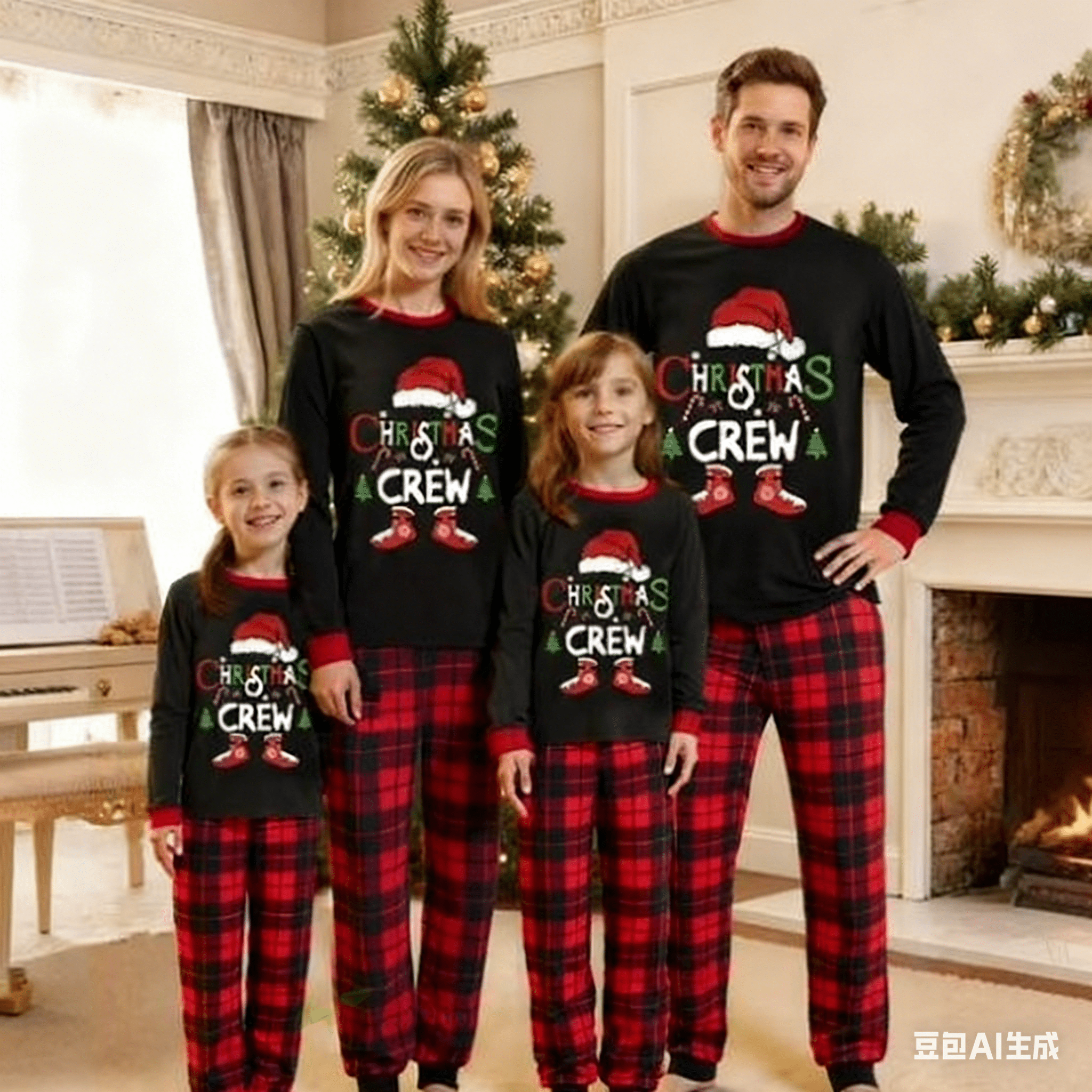 Black_Friday 2025 RENJUN Grinchmas-Crew Christmas Family Pajamas Matching Set, Long Sleeve ...