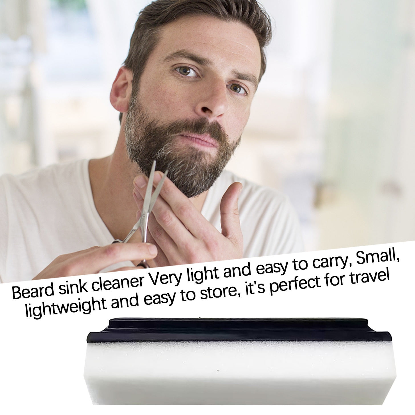 Beard Cleaning, Beard Clean Up Sink, Beard Clean Up Kit Use Beard ...