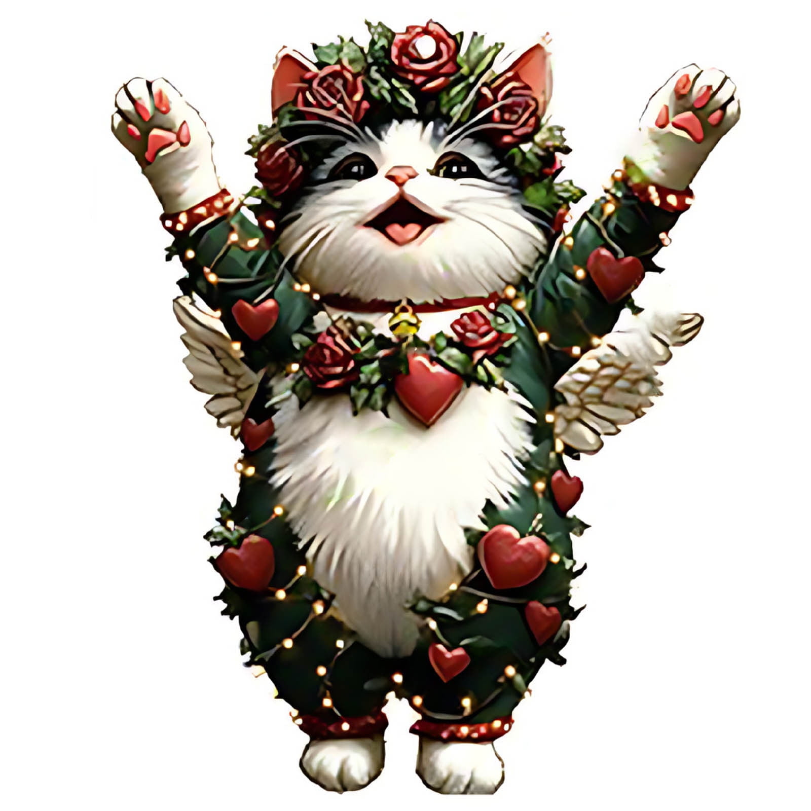 Black of Friday Cat Cat Valentine's Day Adorable Cat Decorations ...