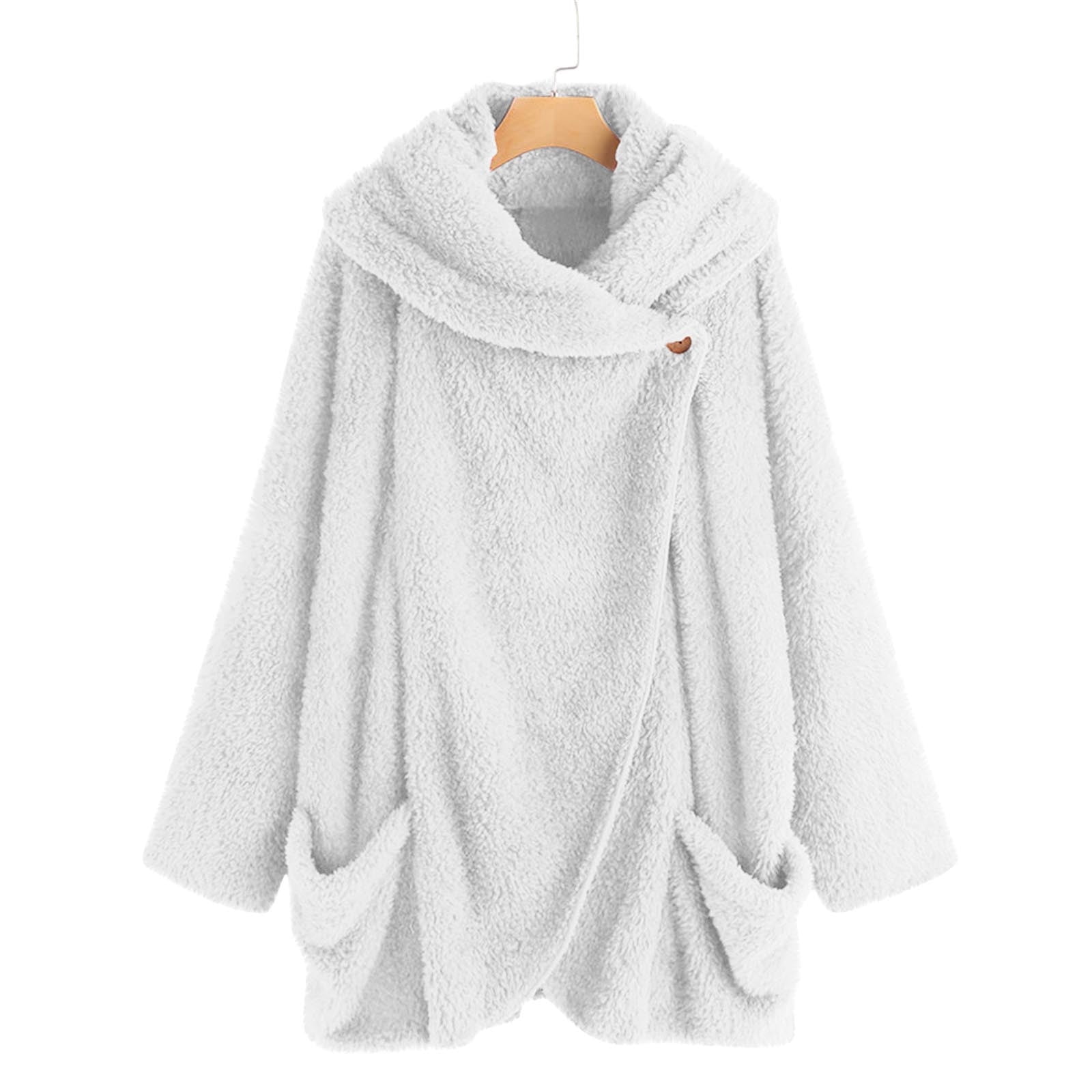 Black*Friday Chaoheng Women Outerwear Outfit Women's Oversized Plush ...