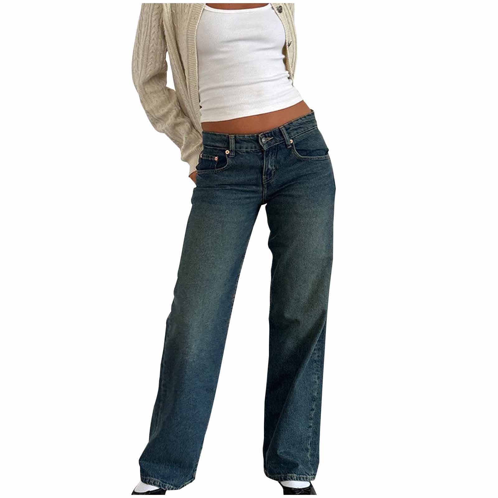 Aloohaidyvio No Boundaries Wide Leg Jeans for Women High Waisted ...