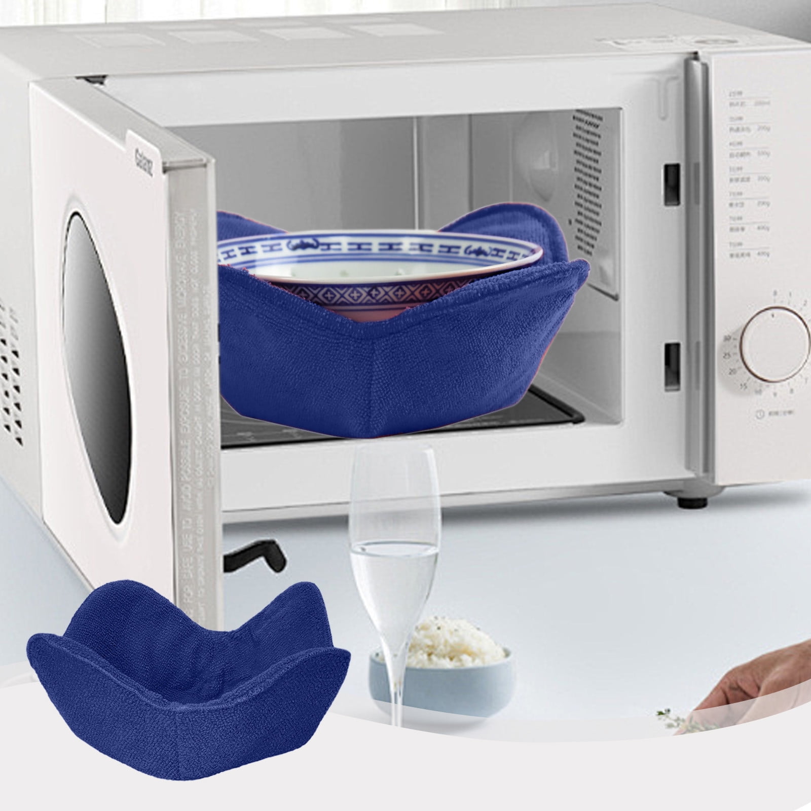 Nrmrqz Home Microwave Food Heating Bowl For Hot And Cold Bowls ...