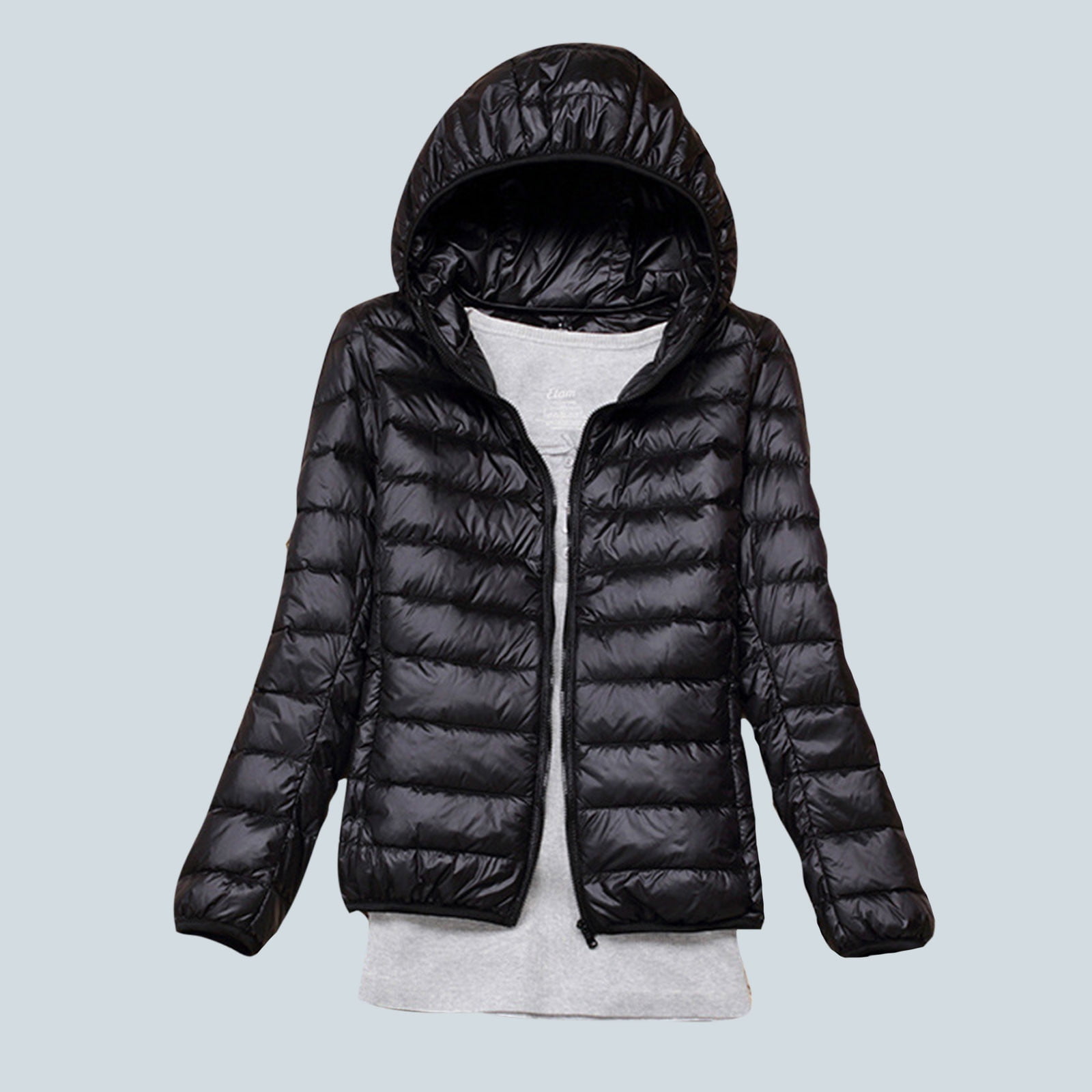 Black and Friday Clothing Sales Idoravan Women's Quilted Puffer Coat ...