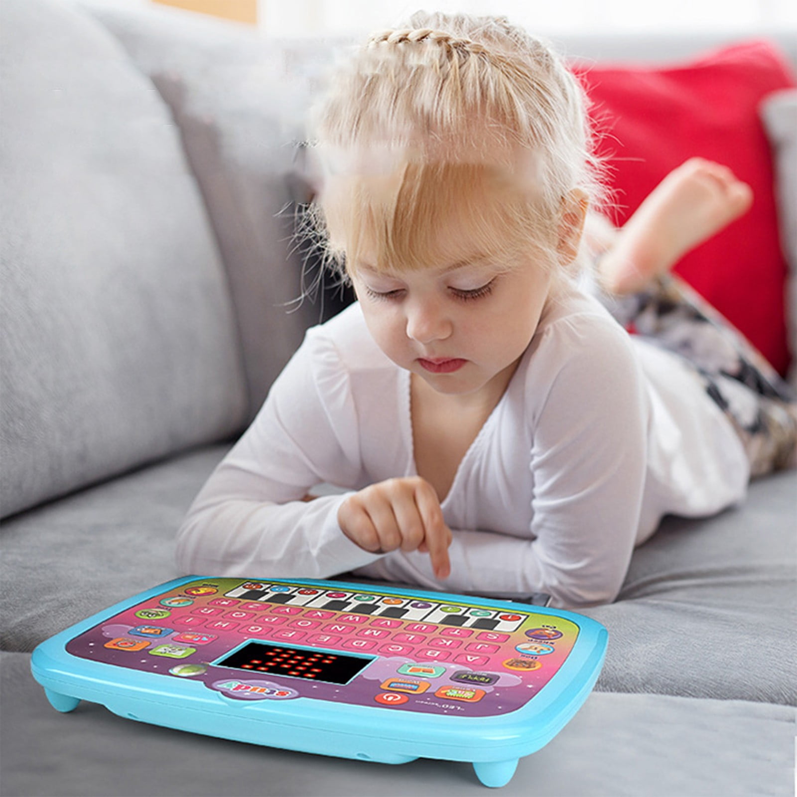 cuyhtdup Toy English Learning Tablet with LED Screen Early Education Machine and Educational Toy ...
