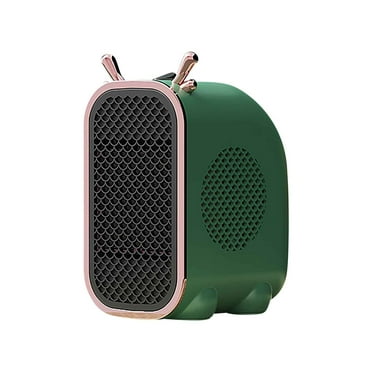 Desktop Electric Space Heater 1000W for Bedroom Office, Green - Walmart.com