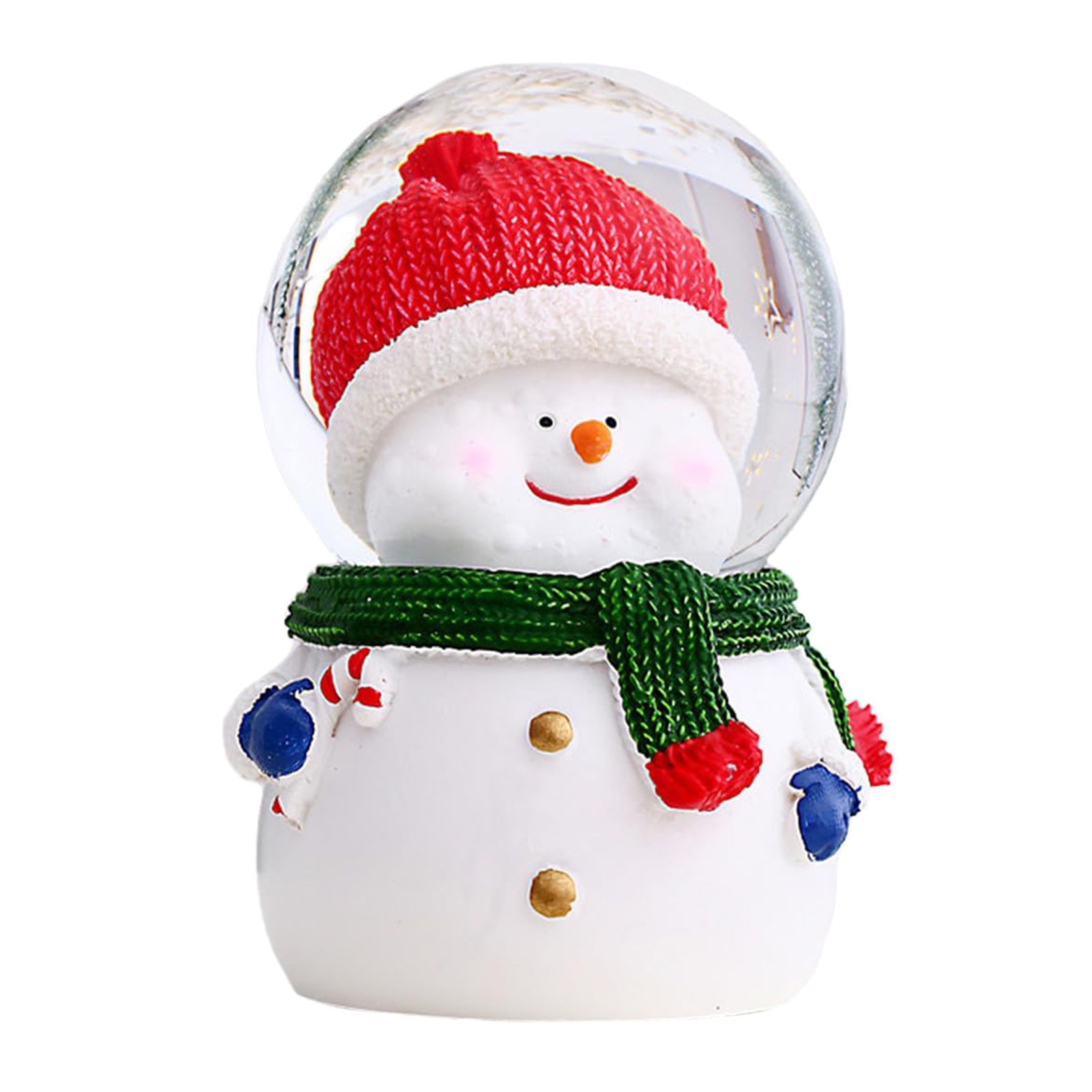 Black and Friday Deal Christmas Glowing Santas Snowman Figurine ...