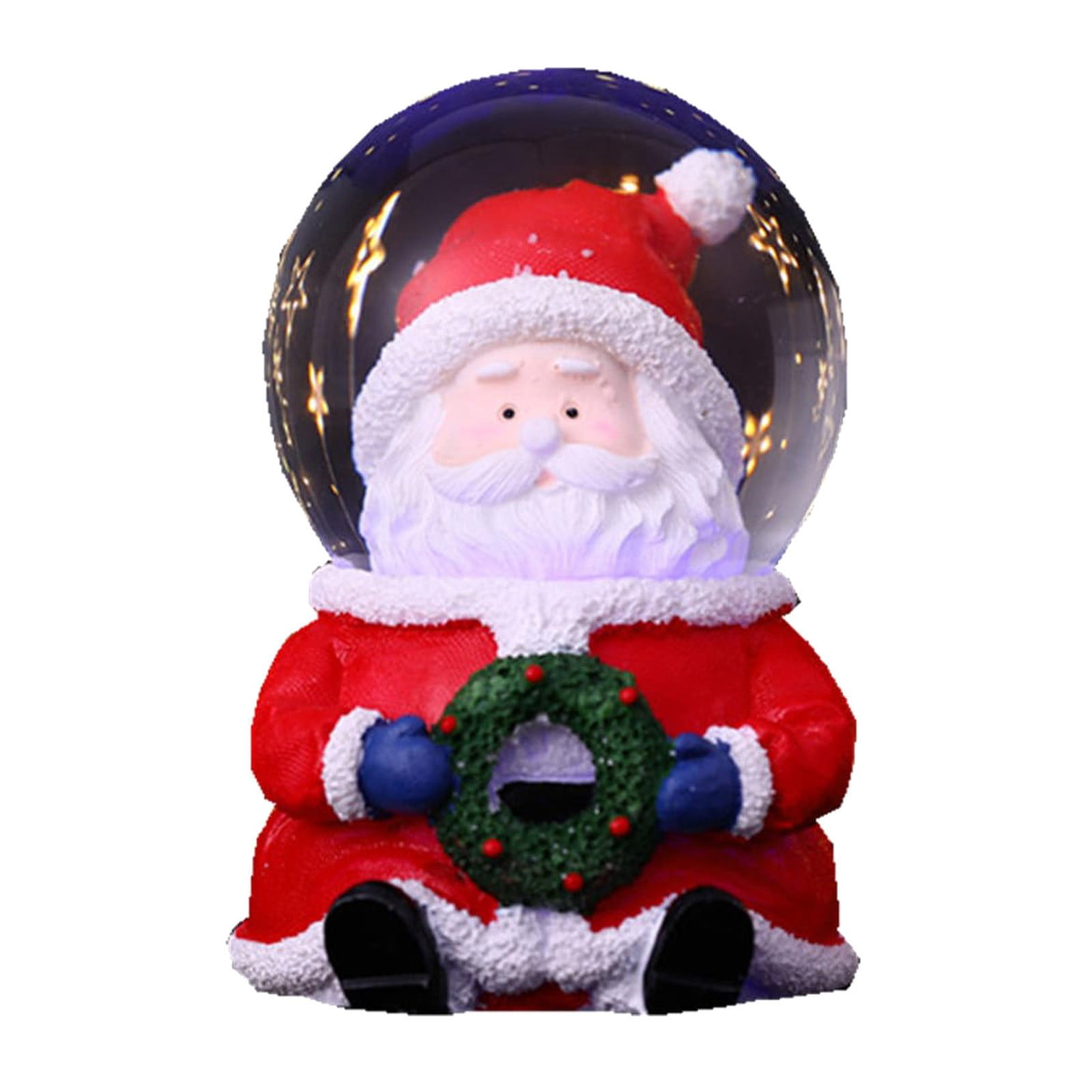 Black and Friday Deal Christmas Glowing Santas Snowman Figurine ...
