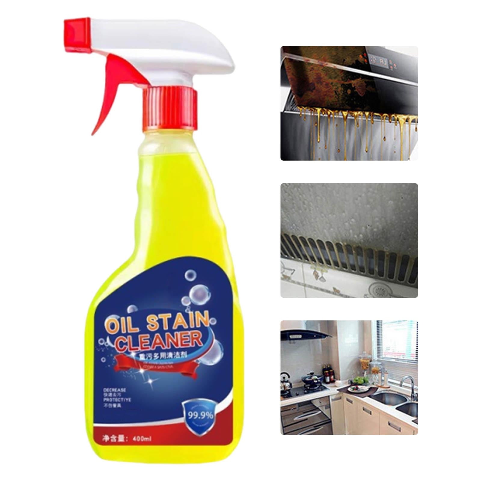 Clearance CSEONE Oil Stain Cleaner,Powerful Kitchen Degreaser Spray with Lemon Scent, Removes ...