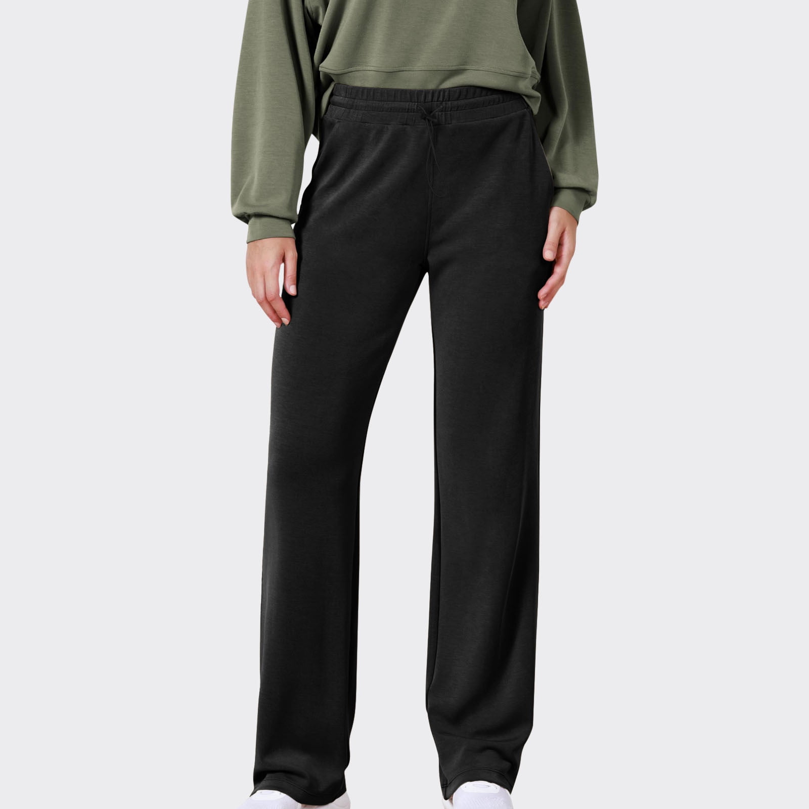 CaiJunJia Clearance No Boundaries Women's Wide Leg Sweatpants Casual ...