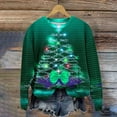2024 Clothes Christmas Blouses For Women Plus Size 34crewneck Christmas Sweatshirts For Women