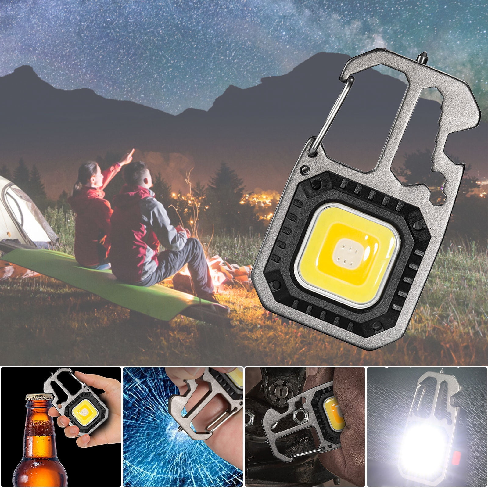 Ihhxbz -small Mini Led Light-emitting Small Flashlight Keychain Light ...
