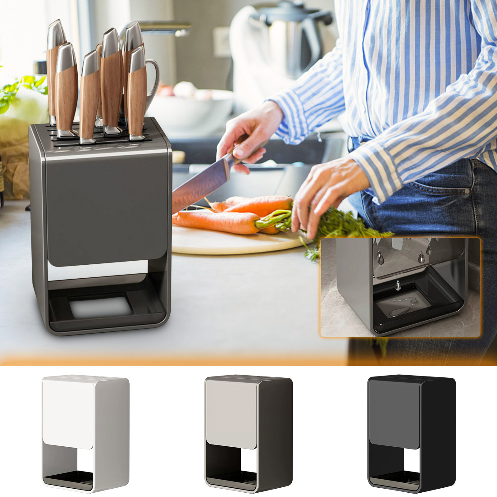 Under 10, Kitchen Knife, Storage Rack, Tabletop, Vegetable Knife, Wall ...