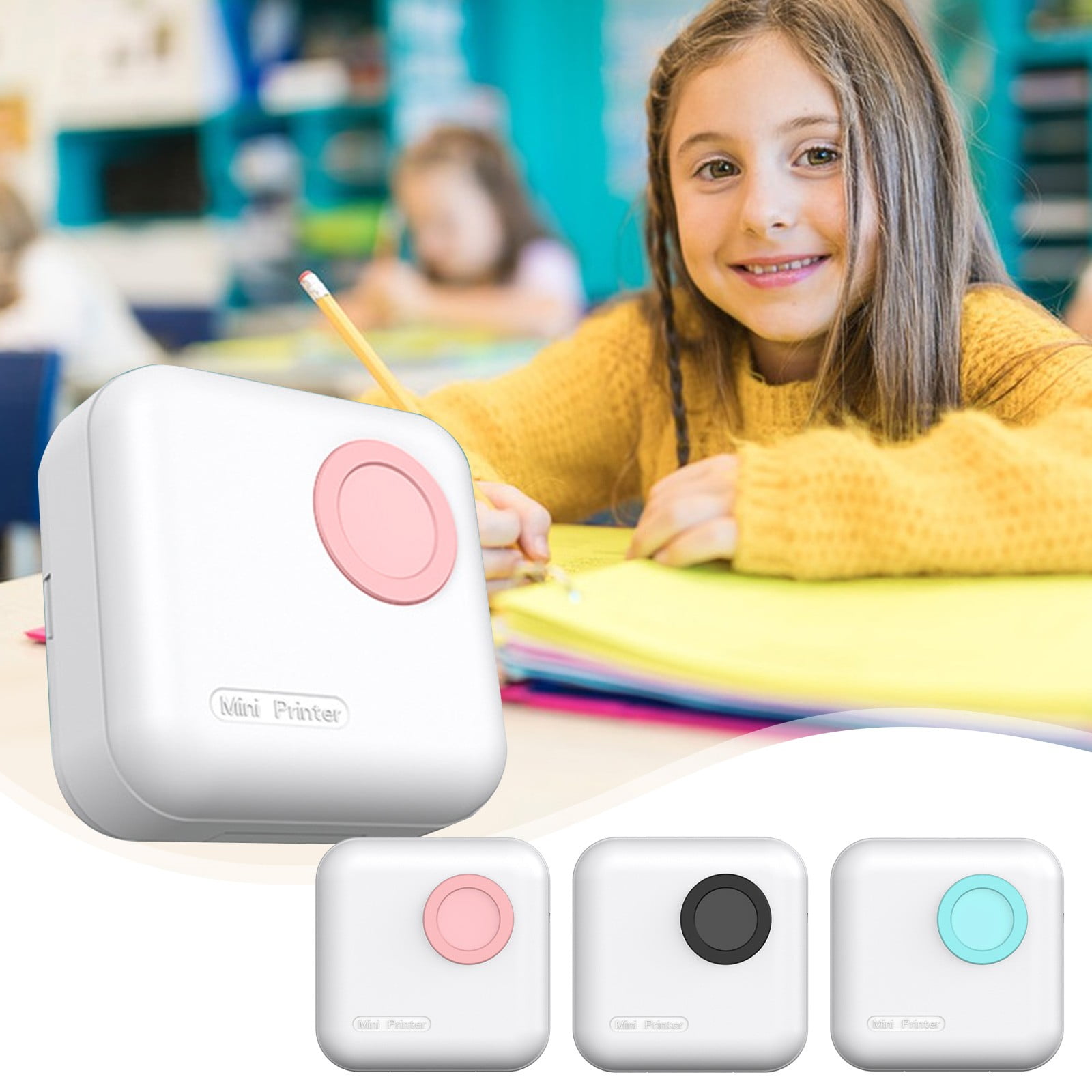Trending, Mini Portable Wireless Thermal Photo Printers with Bluetooth ...