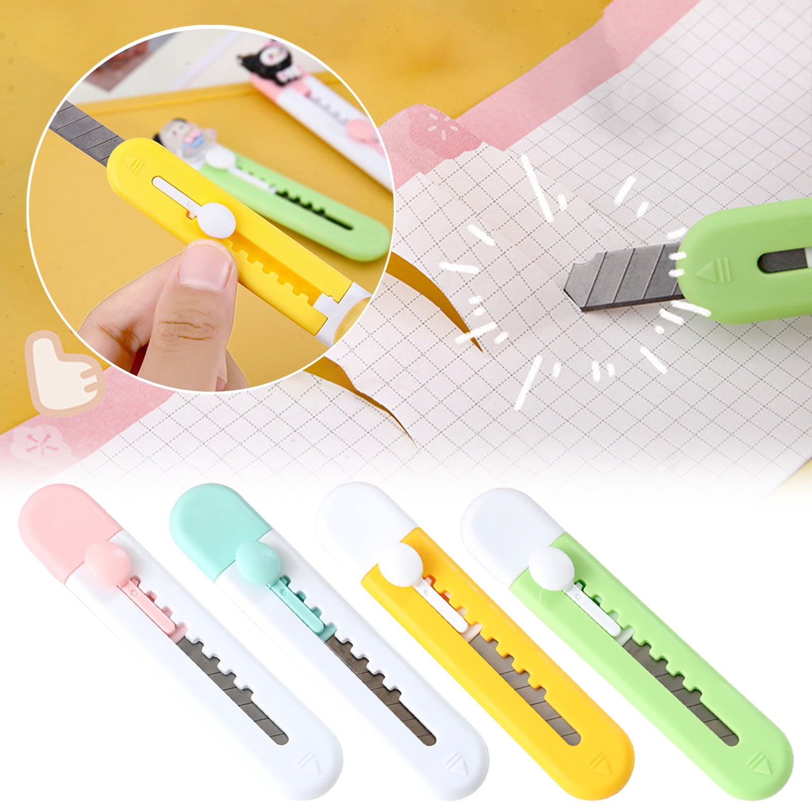 Under 25, Mini Utility Knife Student Hand Account with Box Cutter ...