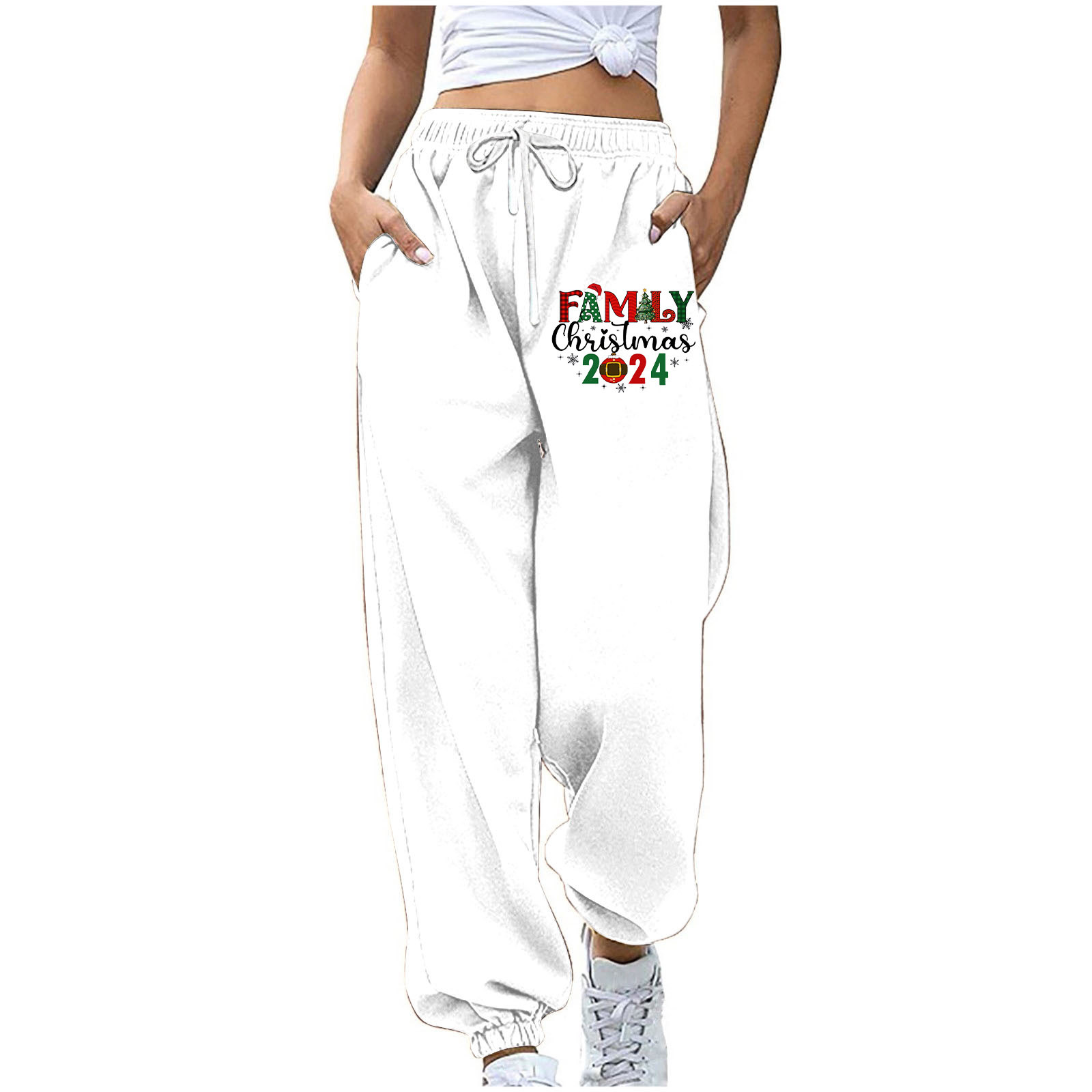 Deals BUIgtTklOP no boundaries Christmas Sweatpants for Women 2024 ...