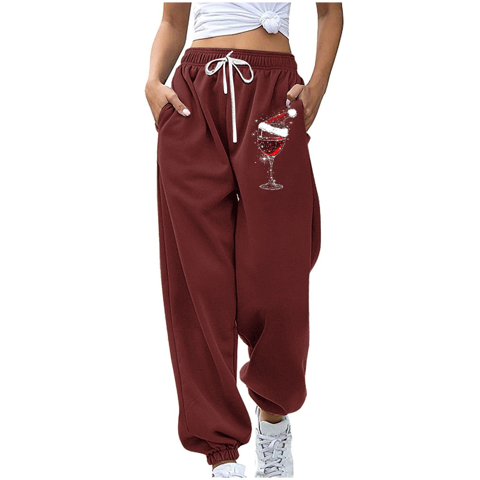 Deals BUIgtTklOP no boundaries Christmas Sweatpants for Women 2024 ...