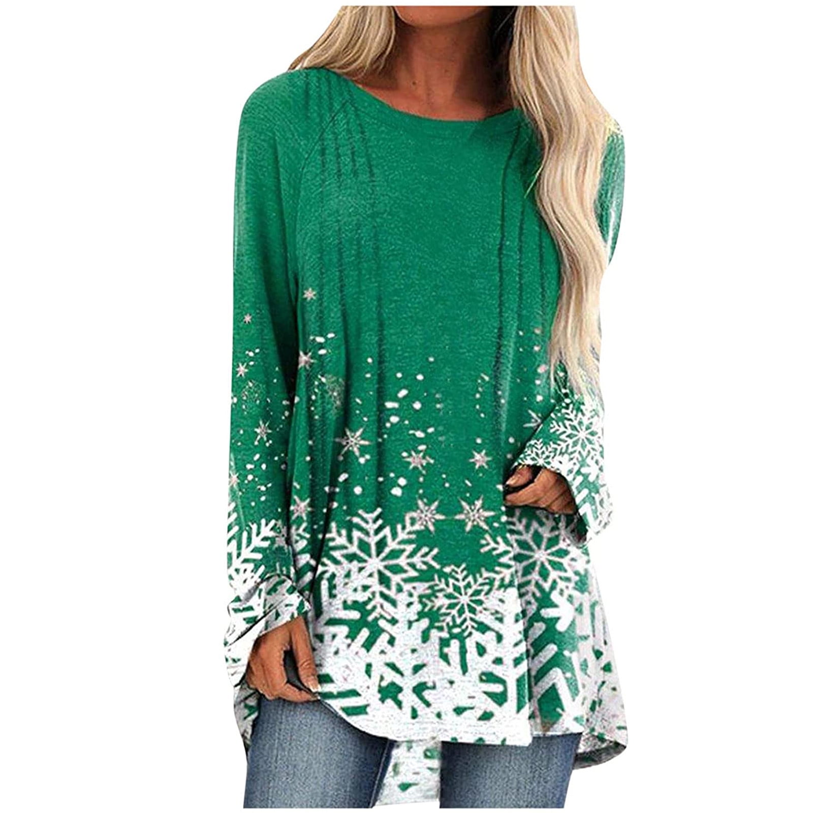 Clearance asdoklhq Womens Plus Size Tops Clearance,Women's Casual ...
