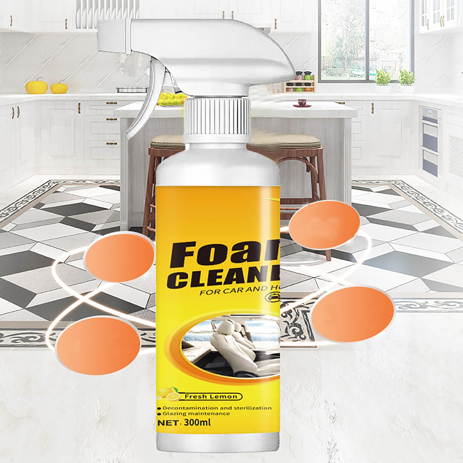 Latrodar Foam Cleaner Cleaning Spaay Cleaning Artifact Strong Foam ...