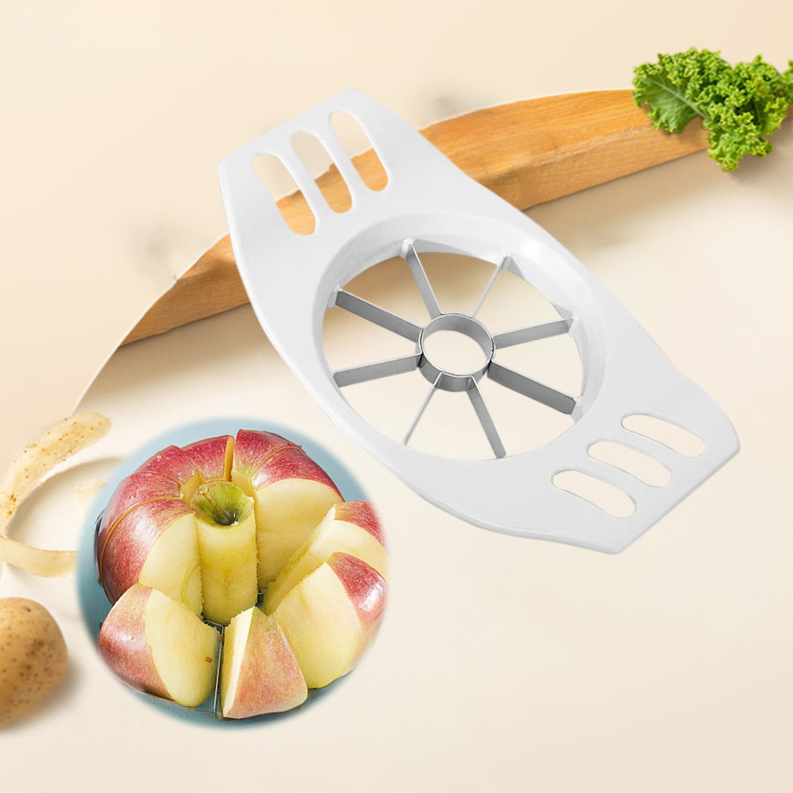 Latrodar Kitchen Gadgets Plastic Cut Stainless Steel Fruit Splitter ...