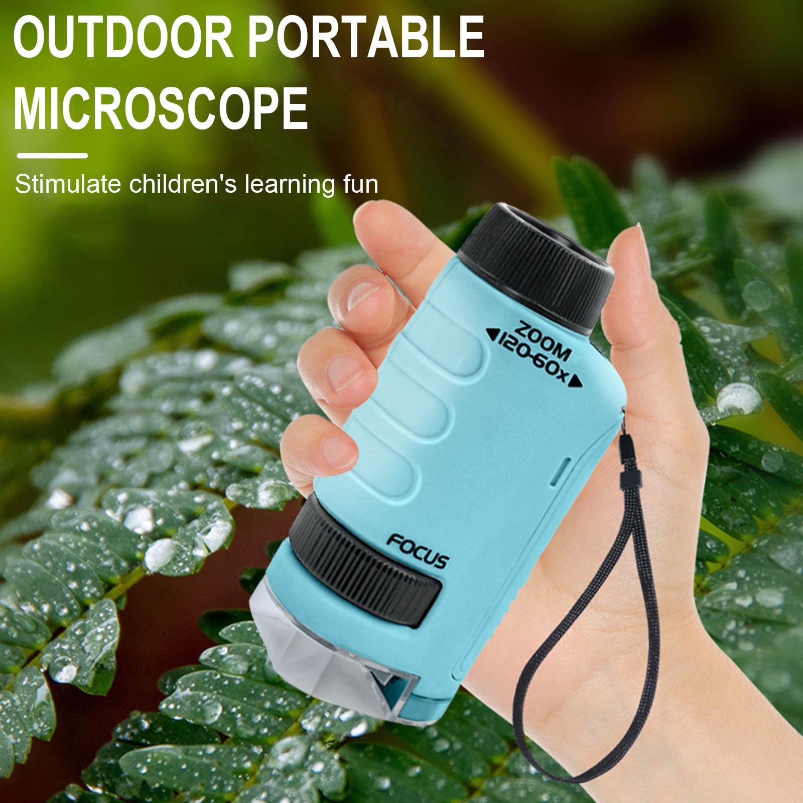 Latrodar Toddler Portable Handheld Microscope Optical Biological ...
