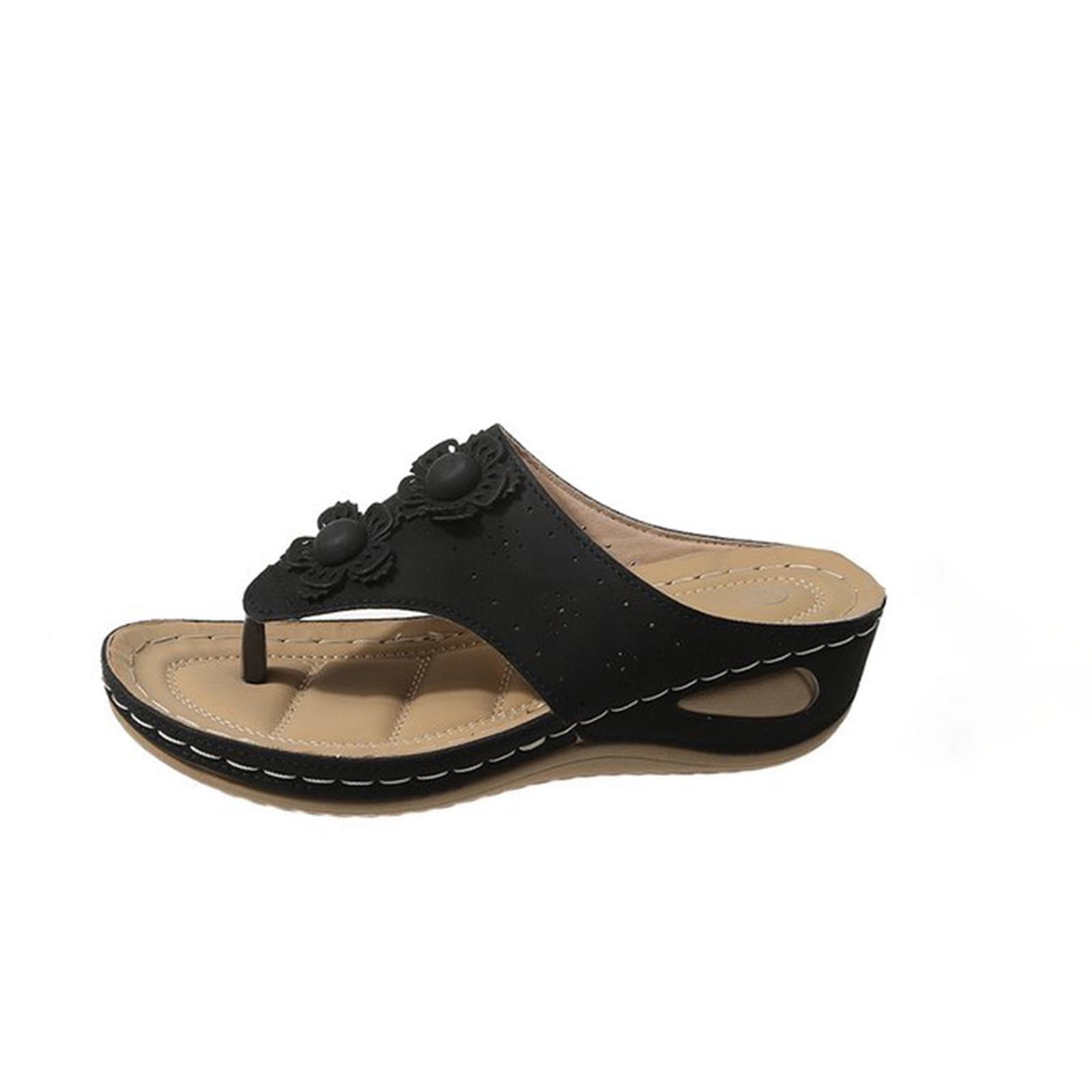 Shoes for Women,Uklsqma Women's New Summer Plus-size Flower Hollowed ...