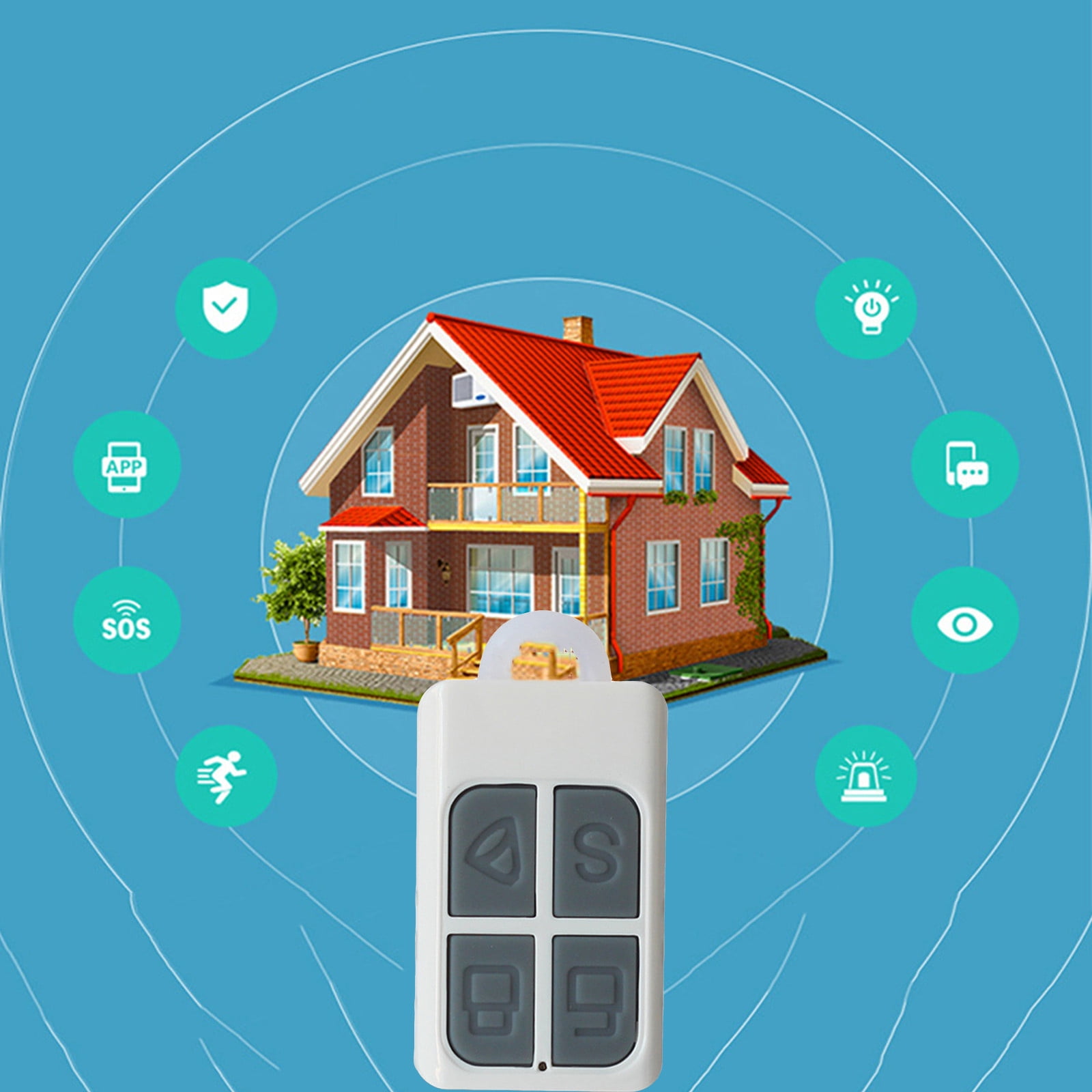 Latrodar Wireless Intelligent Remote Controller 433M Wireless Remote ...