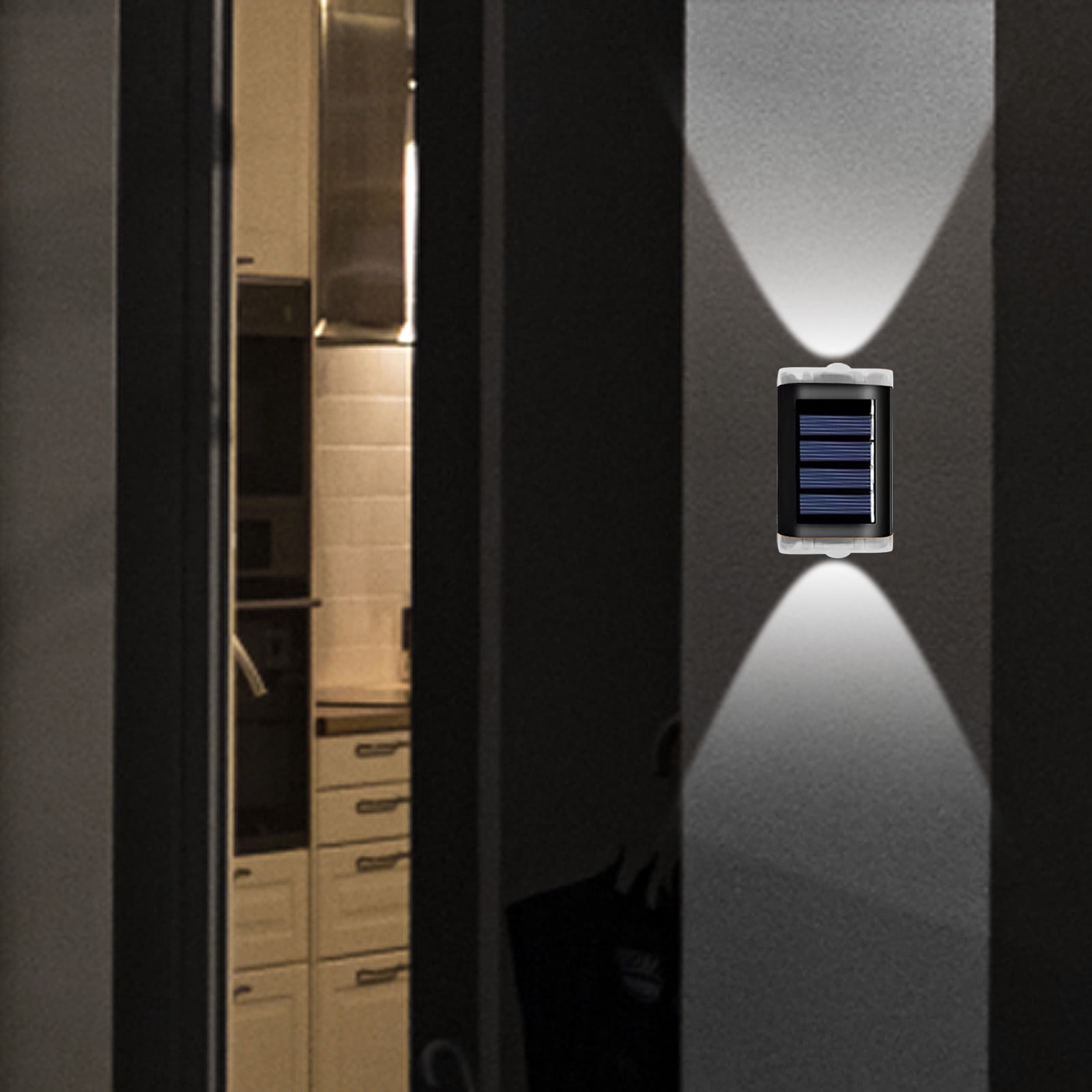 Black and Friday Deals LED Outdoor Solar Lights, Land-scape Spotlights ...