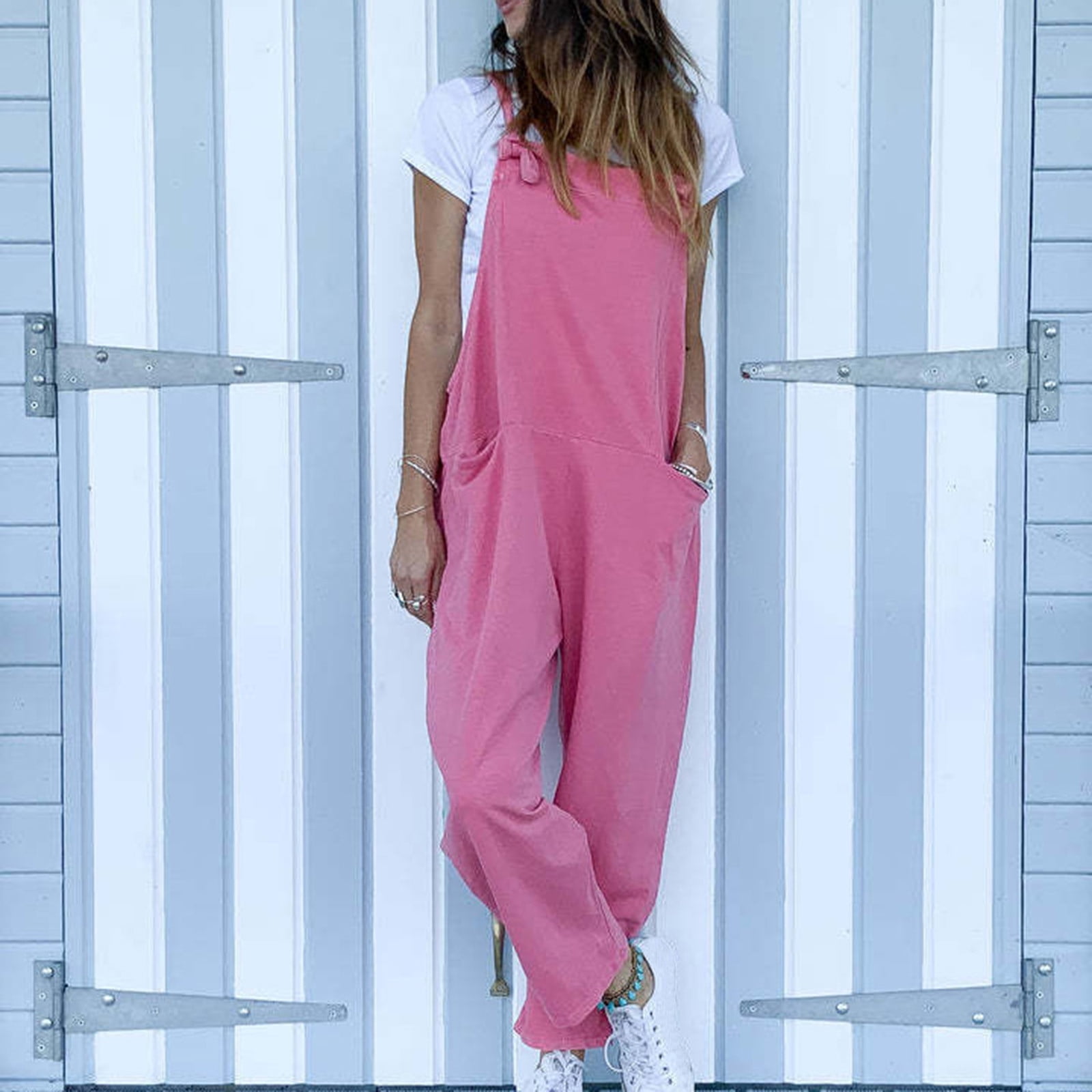 Usmixi Jumpsuits for Women Dressy Plus Size Casual Spaghetti Strap ...