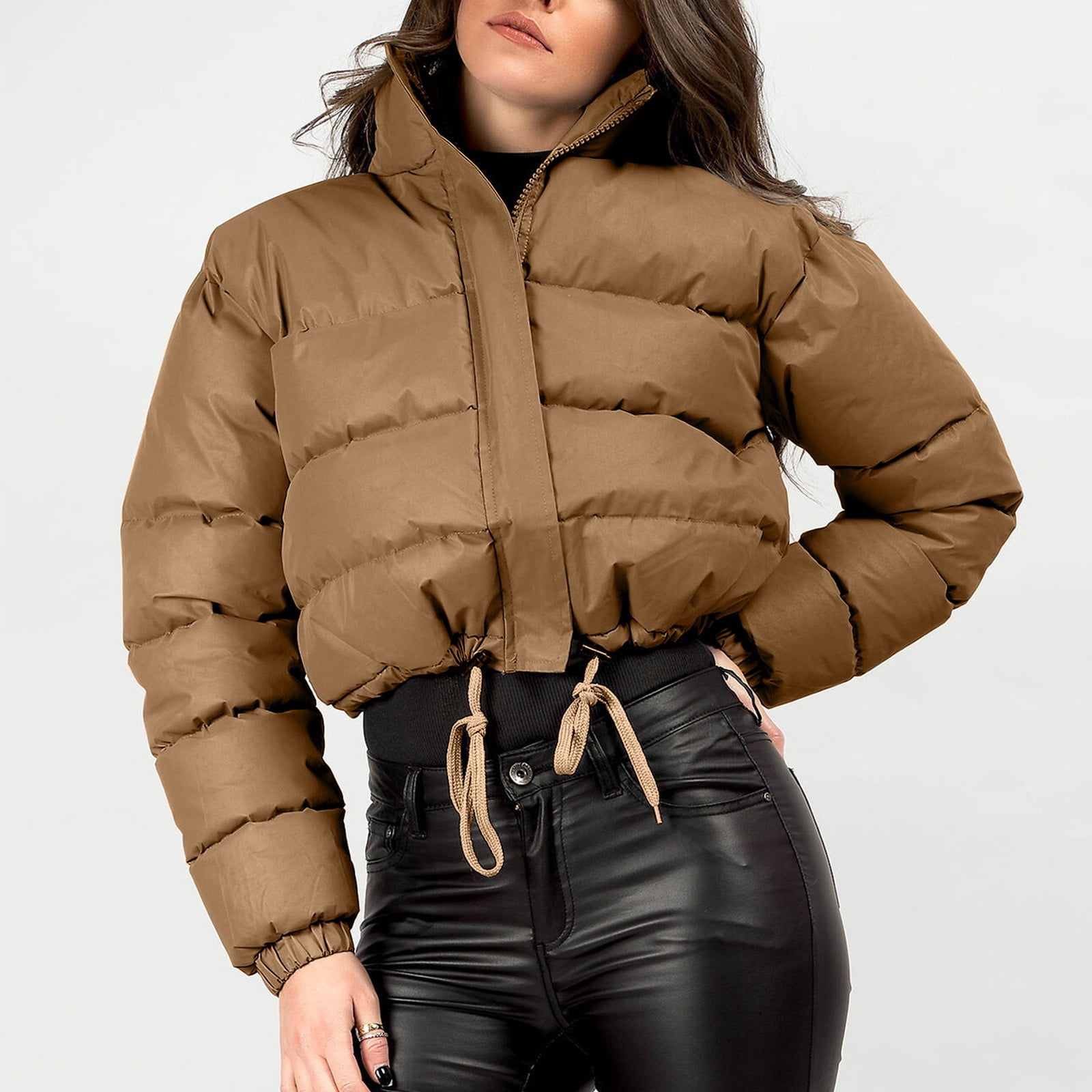 Black*Friday Sale ChaoHeng Puffer Coats for Women Women's Casual Solid ...