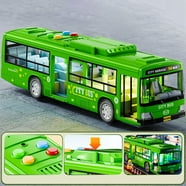 City Bus Toy Die Cast Pull Back Mini Buses Model Vehicles Car Toys Bus ...