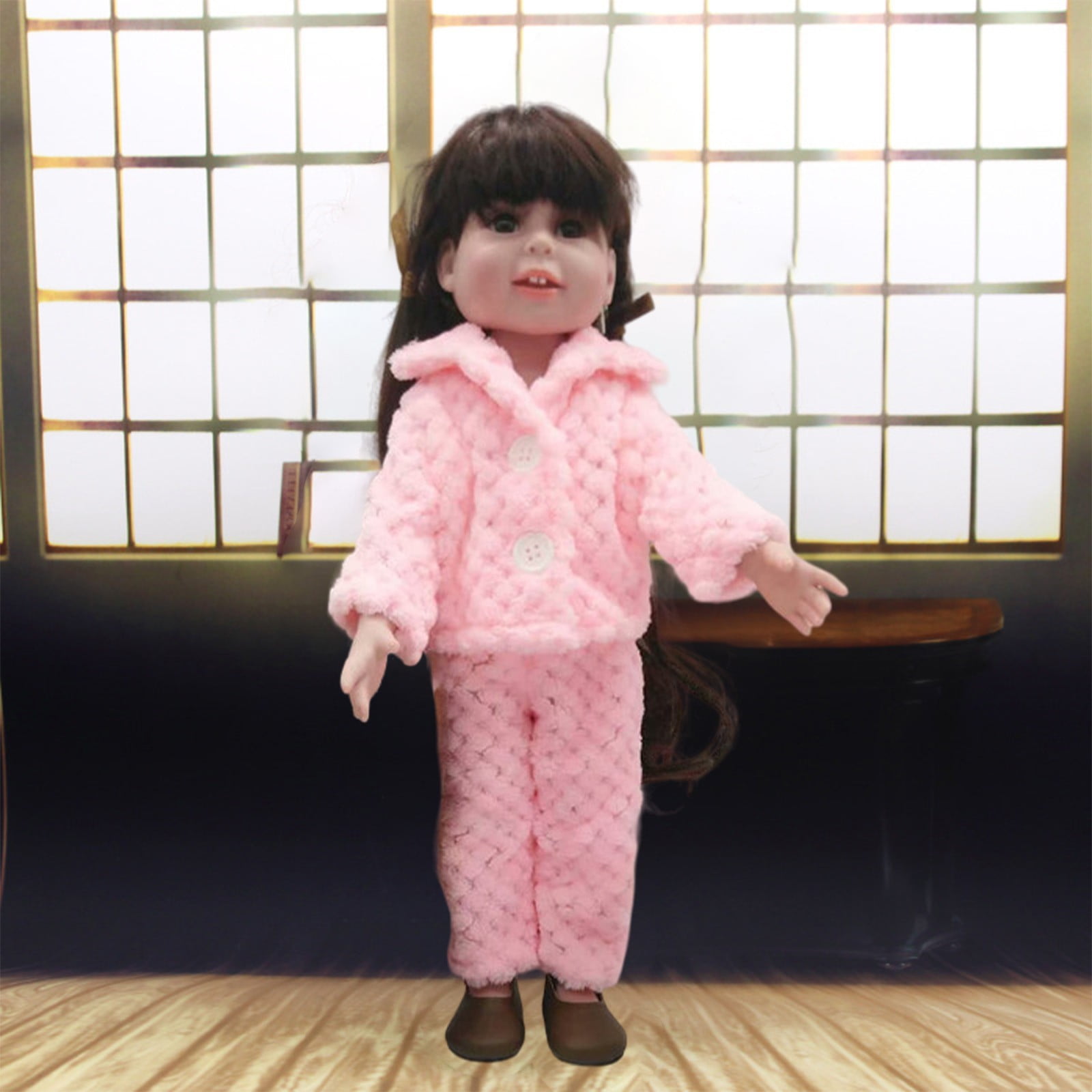 Latrodar 18 Inch Winter Doll Cotton Velvet Vests Jacket Denim Jacket ...