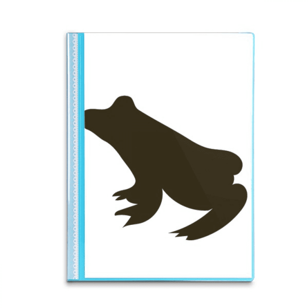 Black Frog Cute Animal Portrayal Book Sheet Protectors Portfolio Binder ...