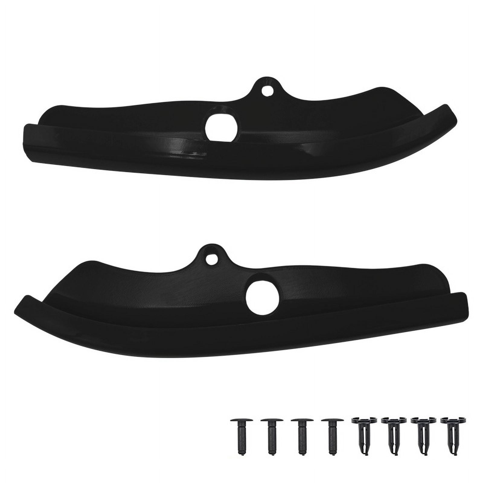 Black-Front Bumper Protector Strip for Dodge Challenger RT, Scoop Body ...
