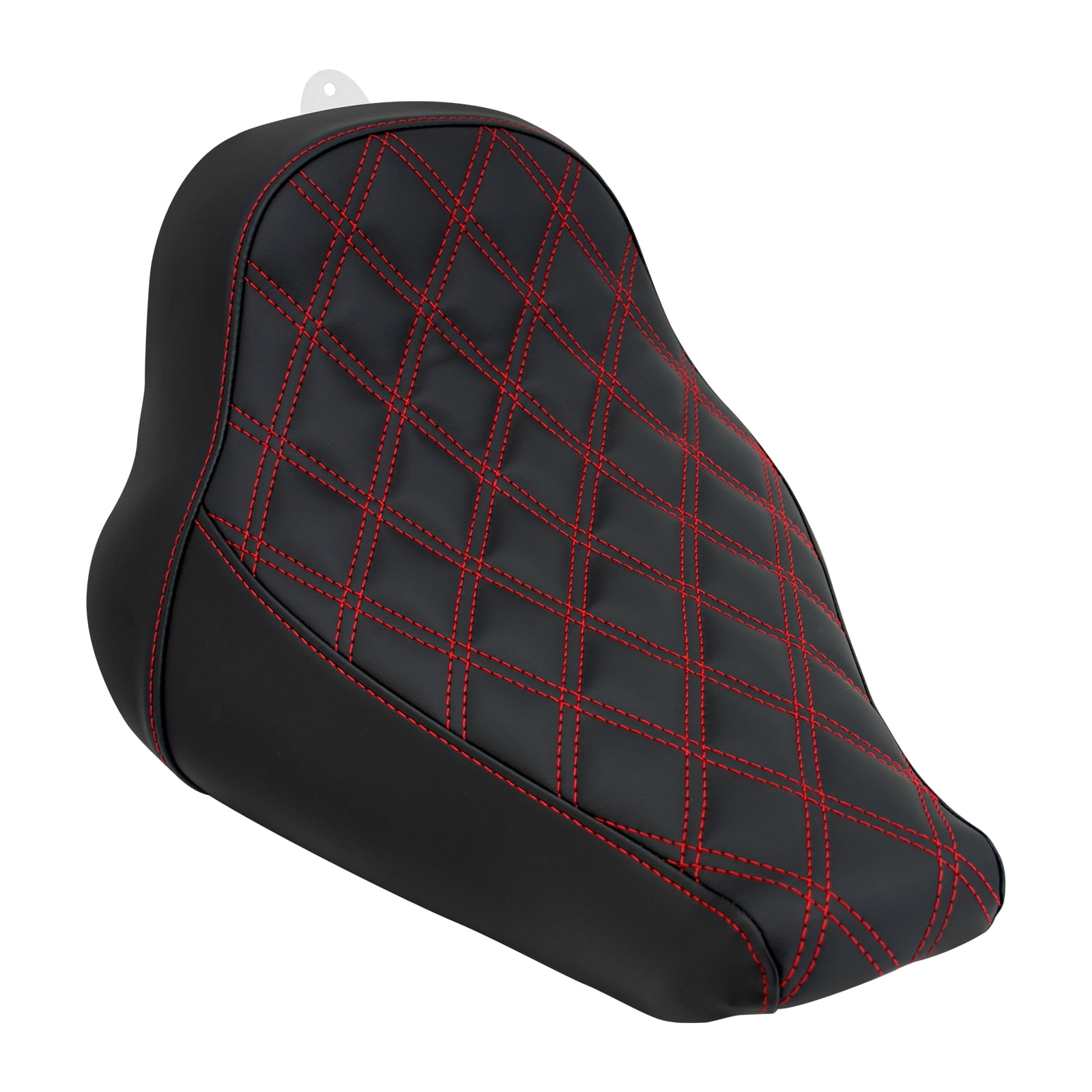 Black Front Driver Solo Seat w/ Red For Harley Breakout Fat Boy FLFB ...