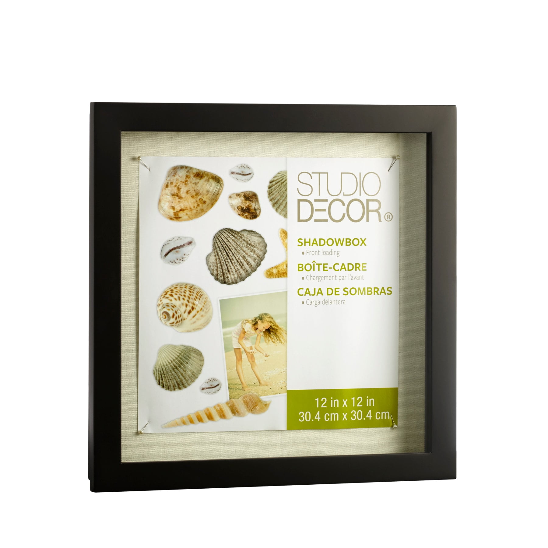 Black Front Opening Shadow Box By Studio Décor® - Walmart.com