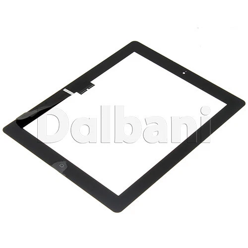 Black Front Panel Touch Screen Glass Digitizer+ Home Button Assembly ...