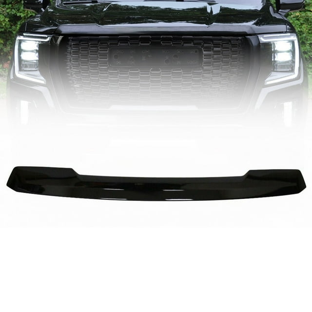 Black Front Upper Hood Molding Trim Plastic For 2021-2022 GMC Yukon ...