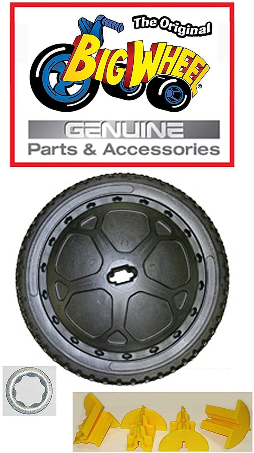 Black Front Wheel 16" Diameter Replacement Parts Kit Assembly for The ...