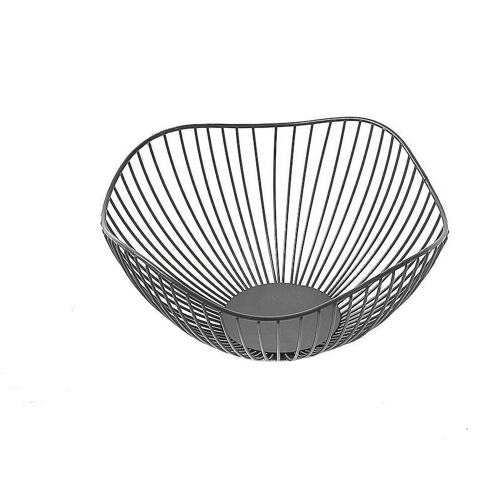 Black Fruit Basket Wave Fruit Basket Black Fruit Basket Metal Design ...