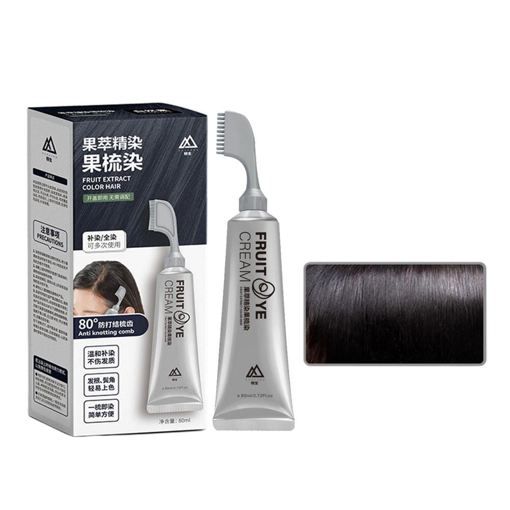 Black Fruit Dyeing Cream, Natural Hair Dye Cream, lack Hair Dye . A5T4 ...