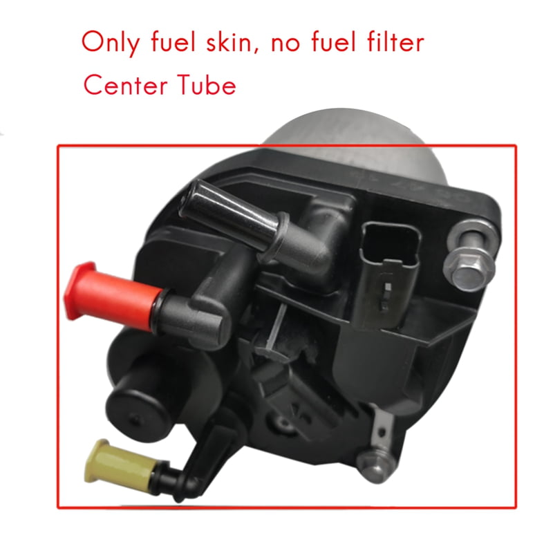 Black-Fuel Filter Head Cap, Diesel Filter Cover, Crystals in C3, C4, C5 ...